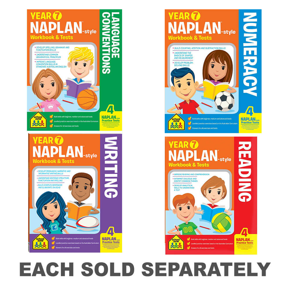 Schoolzone Naplan Year 7 Workbook and Tests - His Gifts