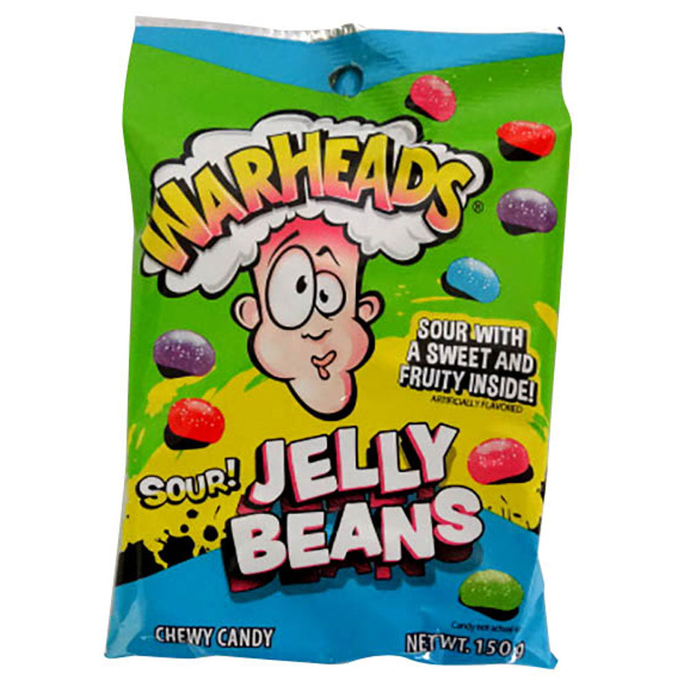 Warheads Sour Jelly Beans (12x150g) - His Gifts